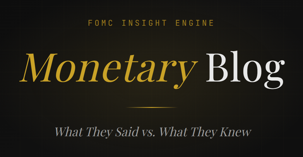 The Paradox | FOMC Insight Engine